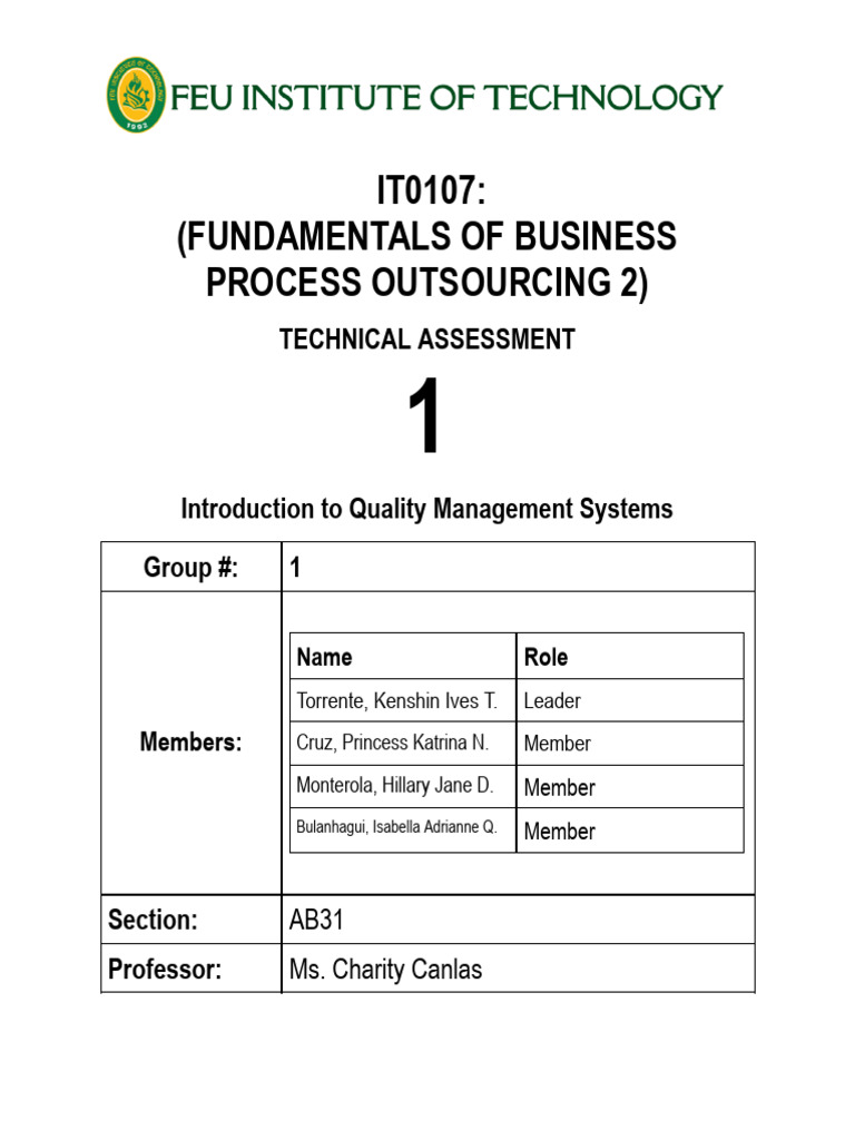 Tsa1 Bpo2 | PDF | Business