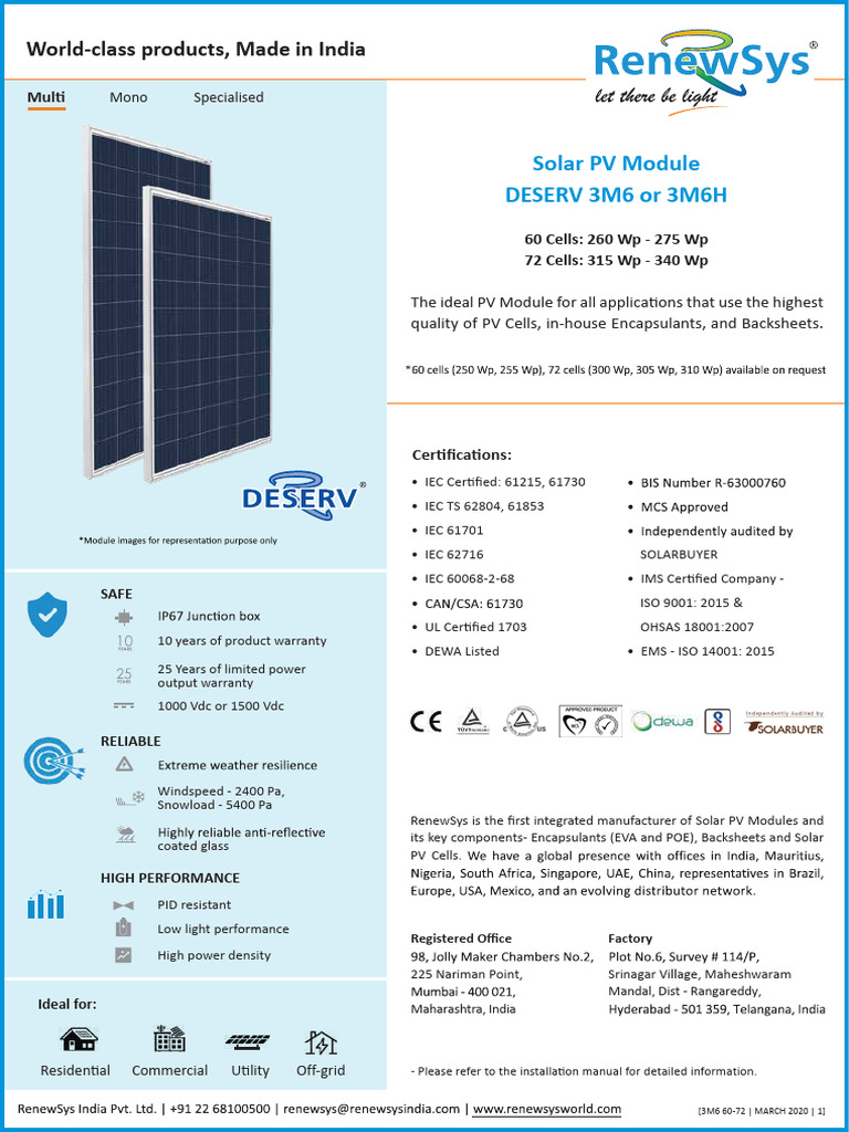 Pfumo | PDF | Solar Panel | Photovoltaics