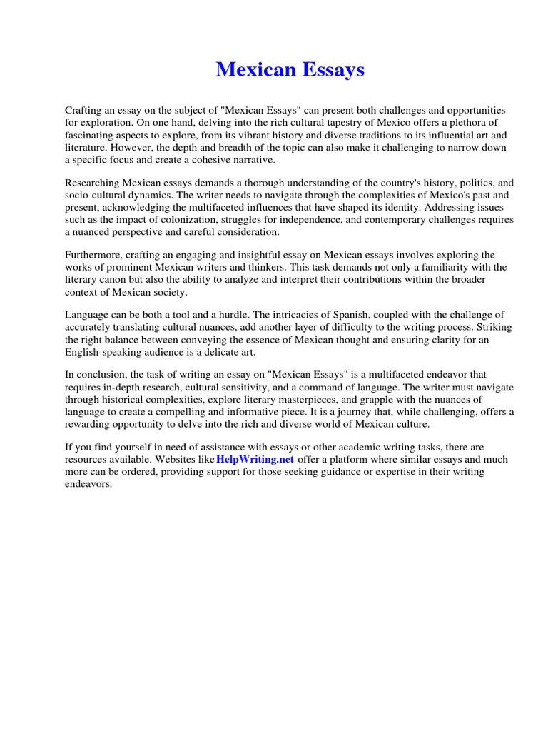 Mexican Essays | PDF | Pixar | Sea Level Rise