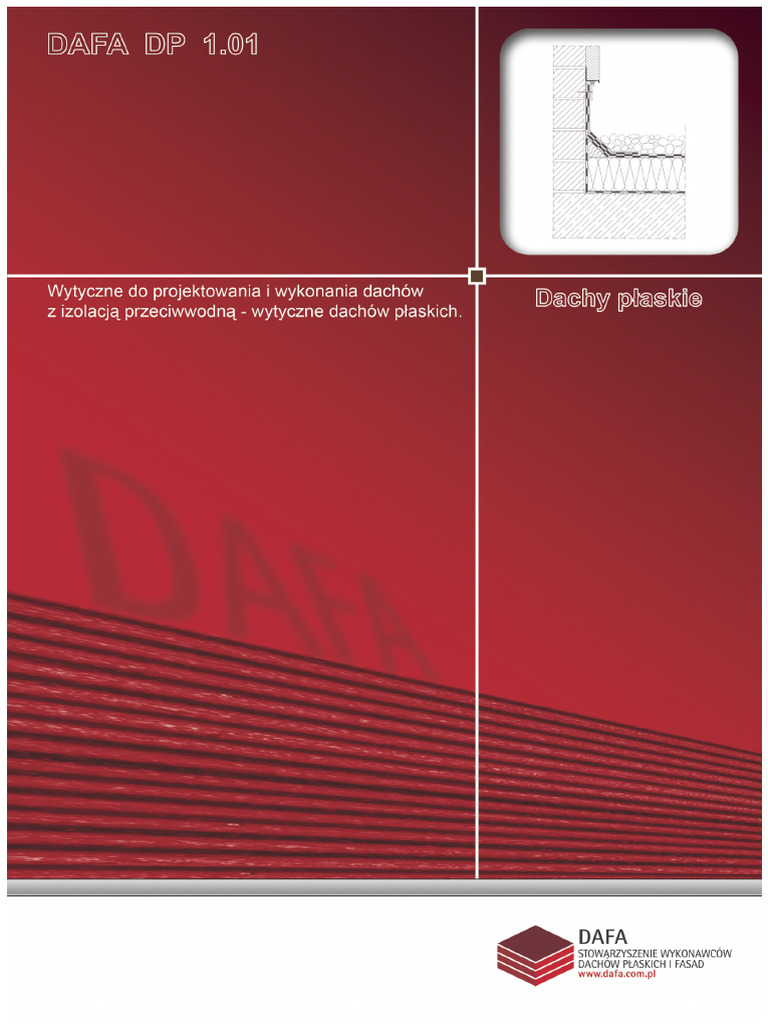 DAFA DP 1.01 Wytyczne Do Projektowania Dachów Z Izolacją Przeciwwodną - Wytyczne Dachów Płaskich ...