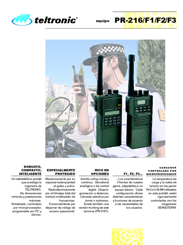 PR 216 | PDF | Ingeniería en telecomunicaciones | Telecomunicaciones