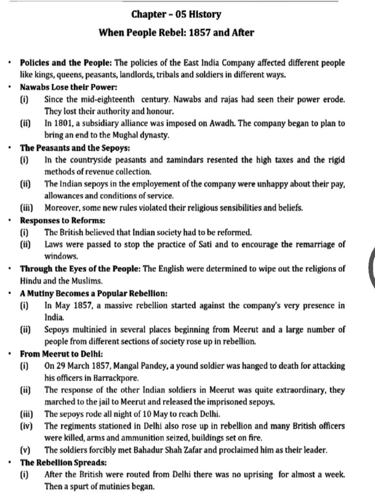 How People Rebel in 1857 and After 1 | PDF