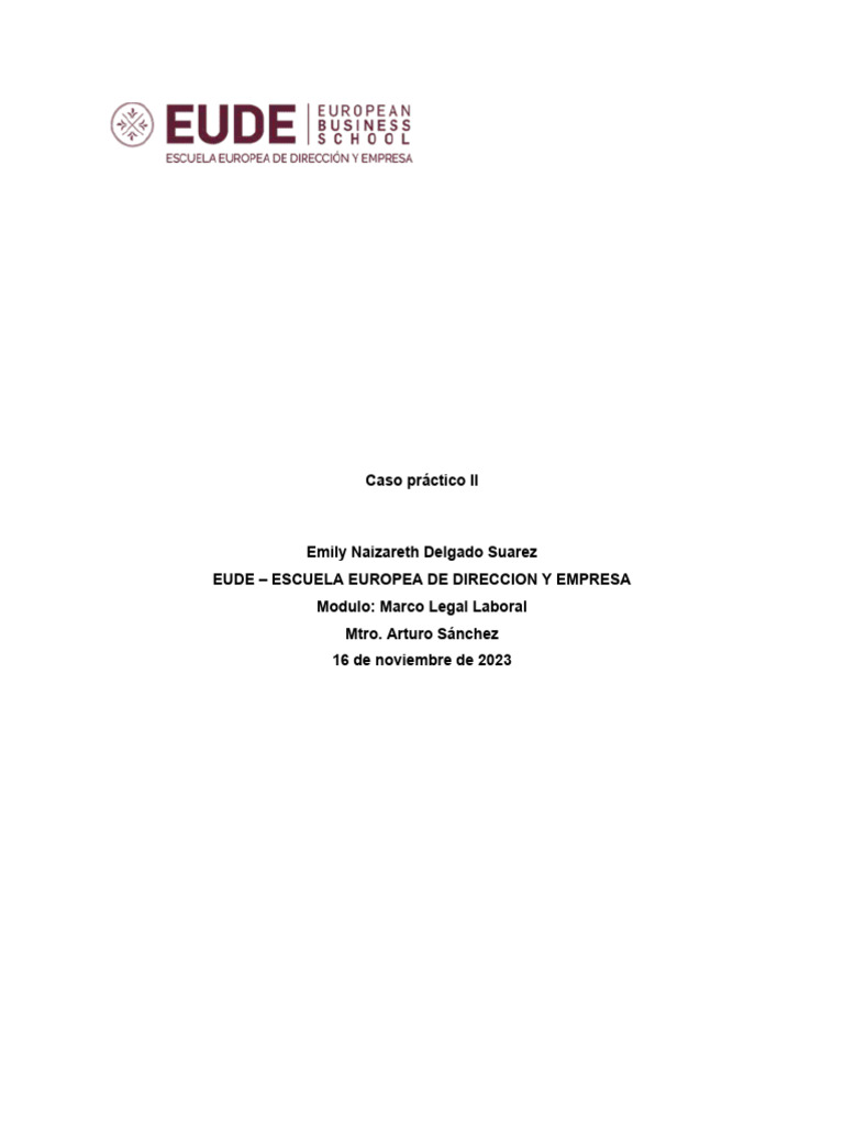 Marco Legal Laboral Caso 1 | PDF | Derecho laboral | Ley común