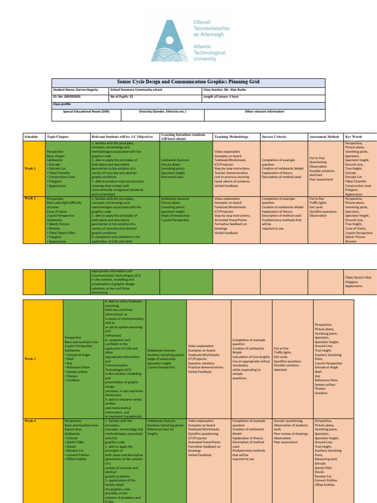 Design Communication Graphics Planning Grid Tys | PDF | Educational ...
