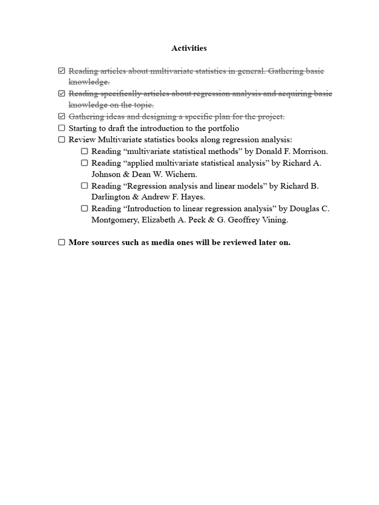 Intro to Multivariate Statistics | PDF