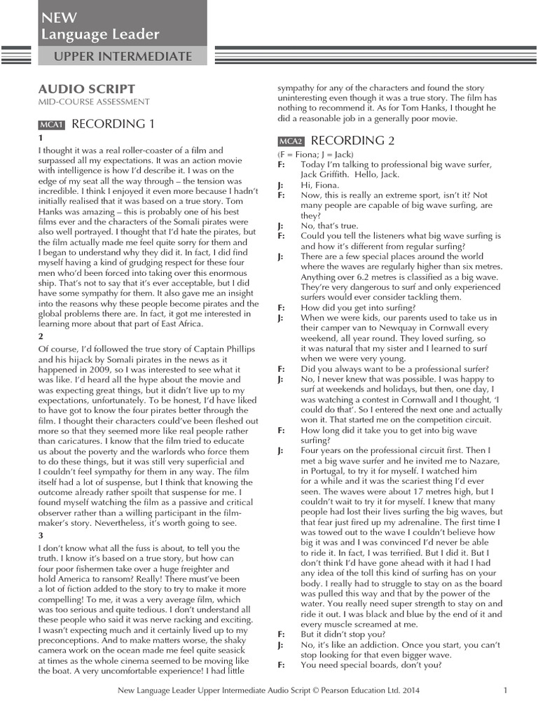 Audio Script | Download Free PDF | Kenya