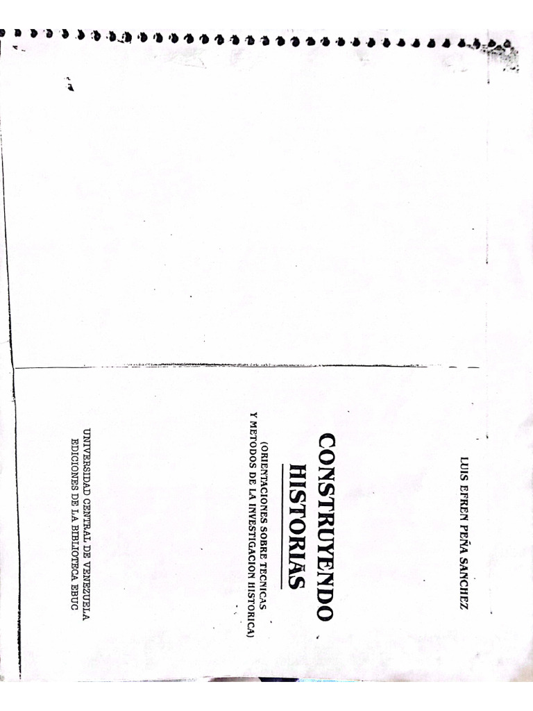 De La Carpinteria Del Historiador | PDF