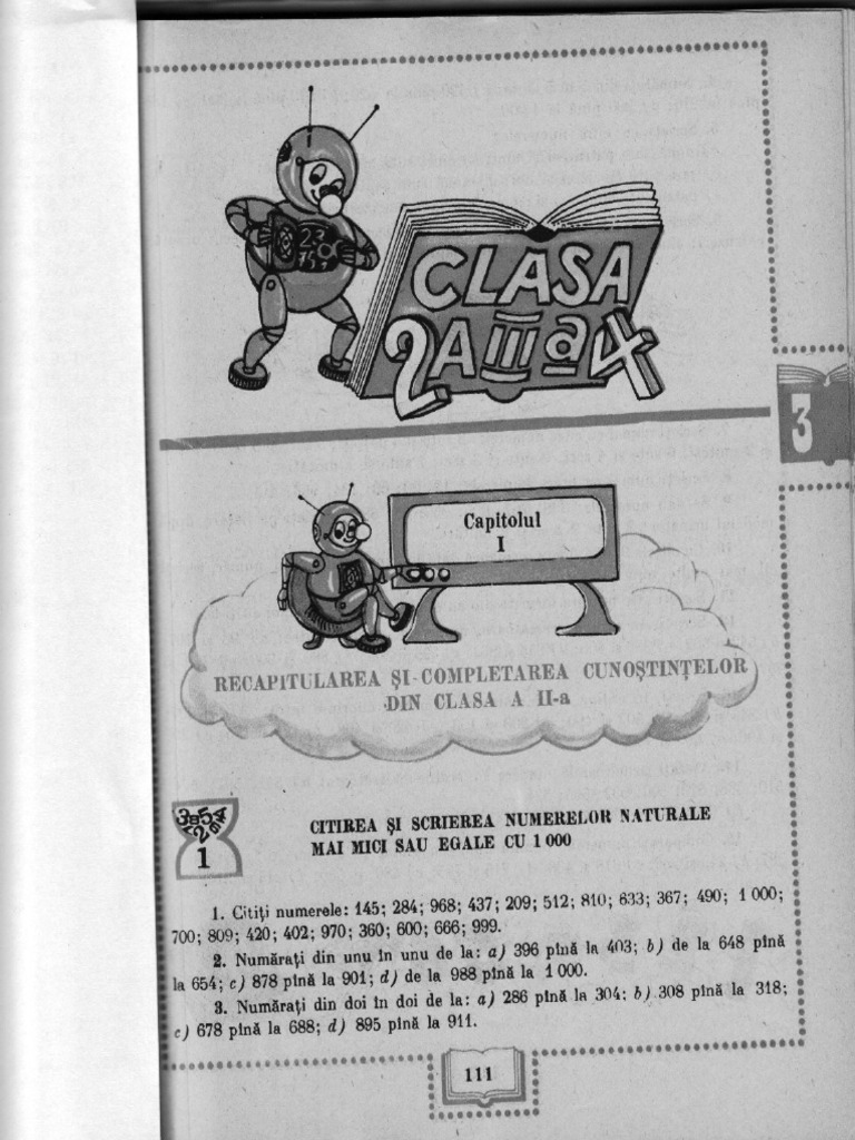 Culegere Mate Cls 3 | PDF