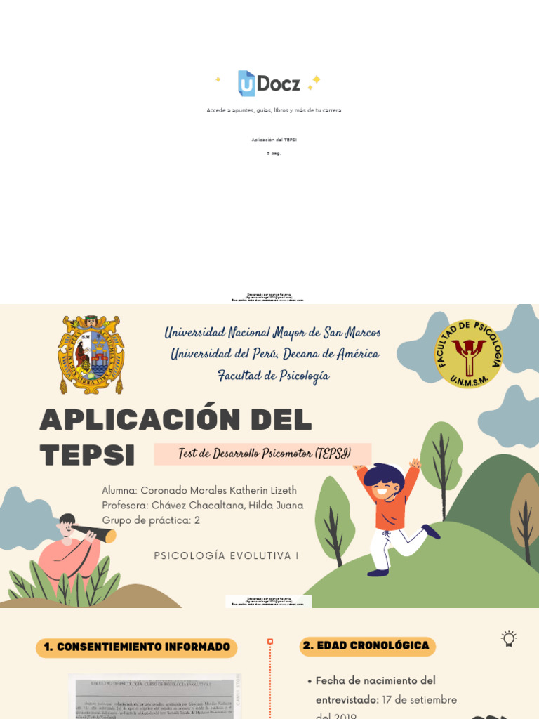 Evaluación TEPSI: Resultados Normales | PDF | Ciencias sociales