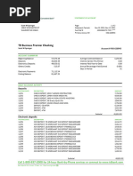 USA BMO Harris Bank Statement 3 Page | PDF | Credit Card | Overdraft