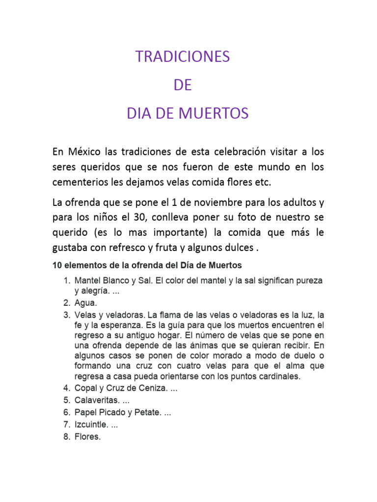 TRADICIONES | PDF