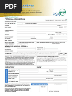 NASFUND Membership Application Form | PDF | Government Finances | Taxes