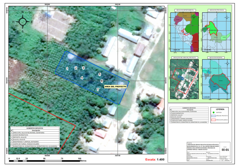 Mapa de Elementos Expuestos - Iei 523 Nuevo Paraiso | PDF