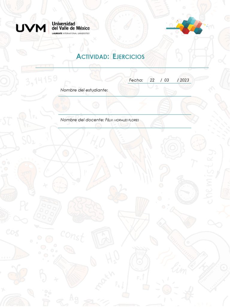 U4 Ejercicios | PDF | Conceptos matemáticos | Análisis matemático