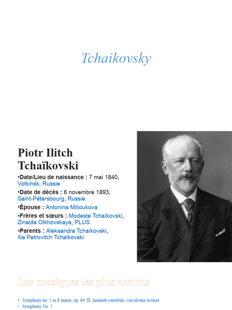 Tchaikovsky | PDF