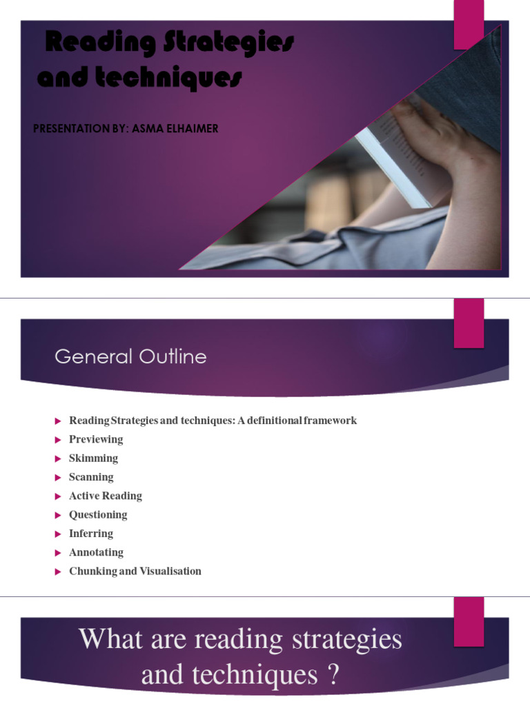 Reading Strategies | PDF | Top Down And Bottom Up Design | Speed Reading