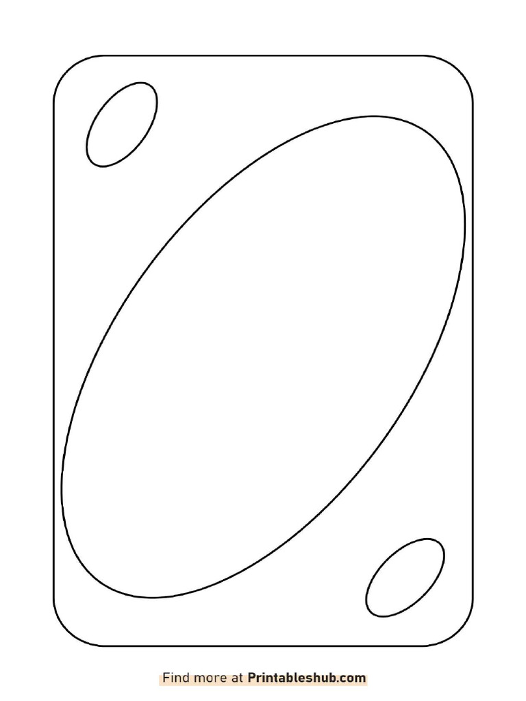 Blank UNO Cards Templates PDF | PDF