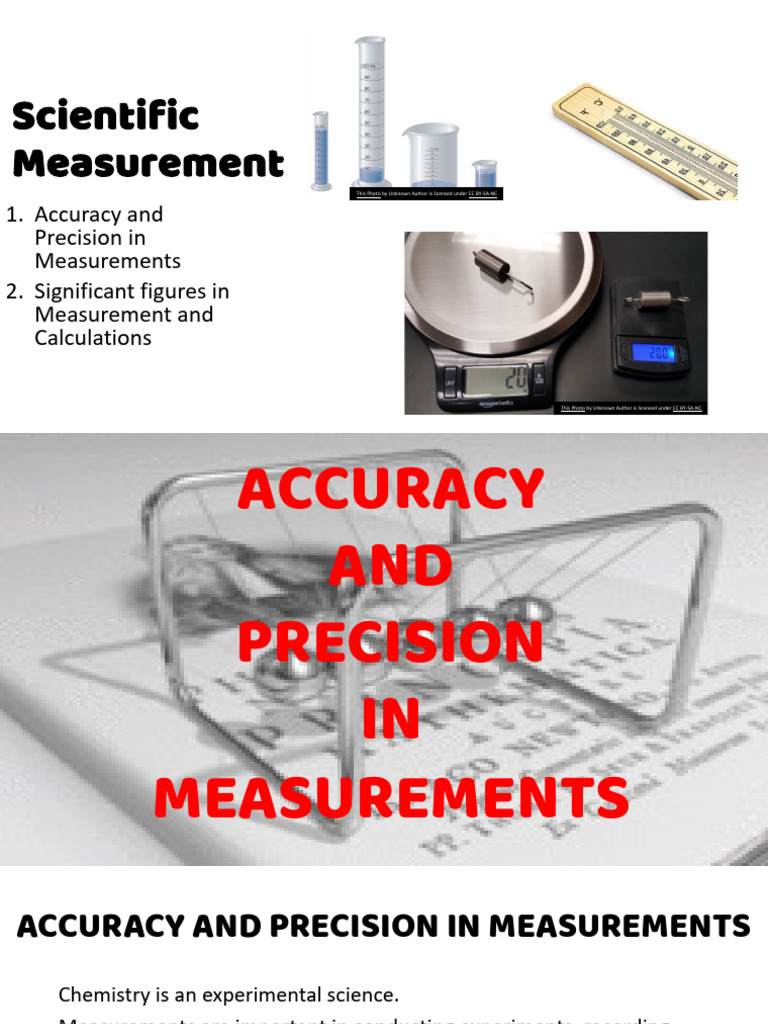 Scientific Measurement | PDF | Significant Figures | Accuracy And Precision