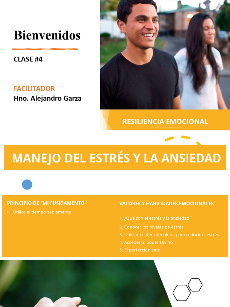 Manejo del Estrés y la Ansiedad | PDF | Estrés (biología) | Ansiedad