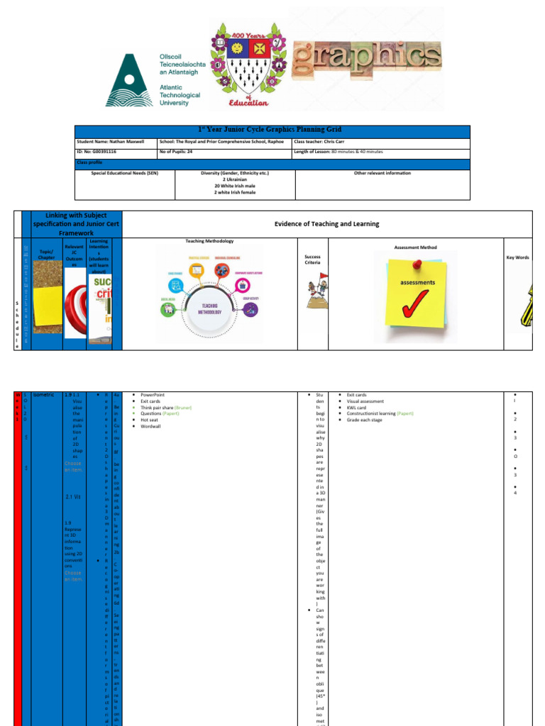 Graphics Planning Grid | PDF | Learning