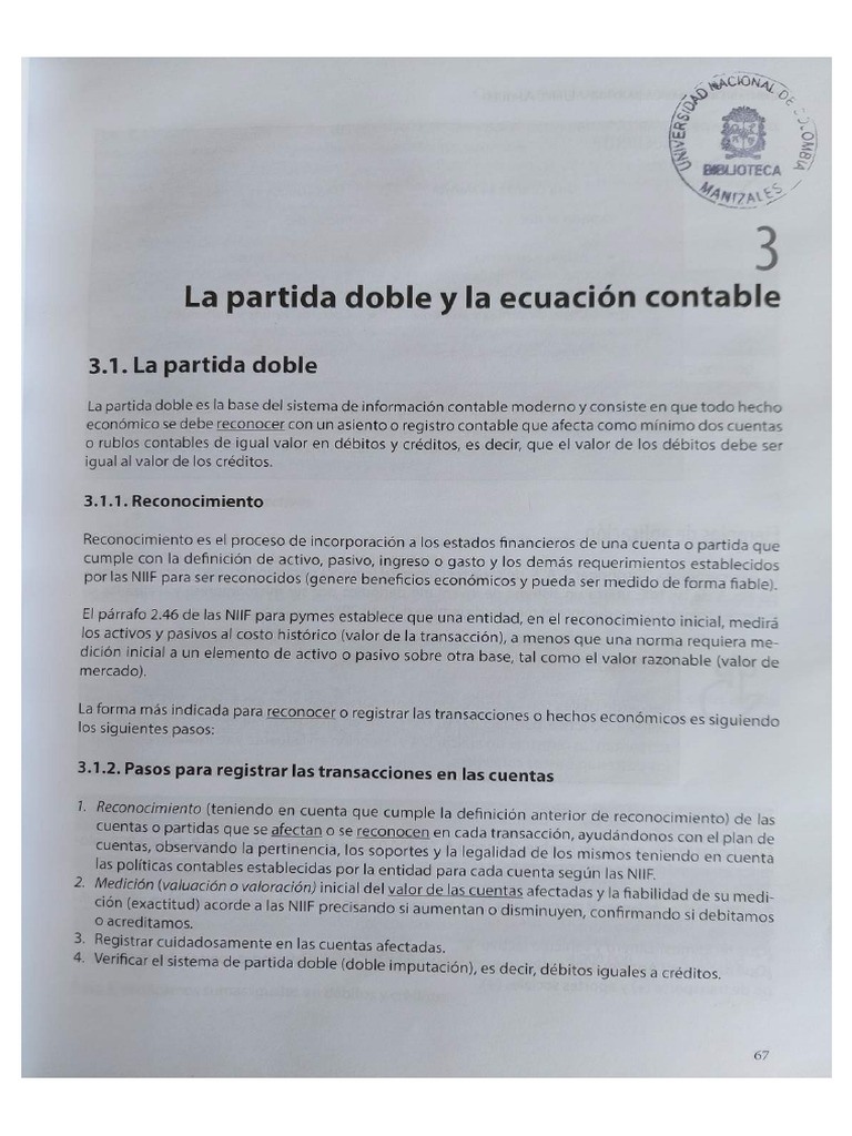 Capitulo 3 La Partida Doble-Comprimido | PDF