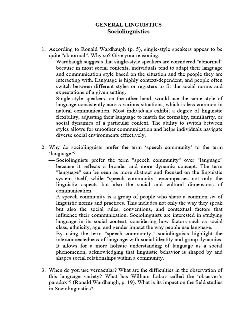 SocioLinguistics Seminars - 2023 | PDF | Sociolinguistics | Identity ...