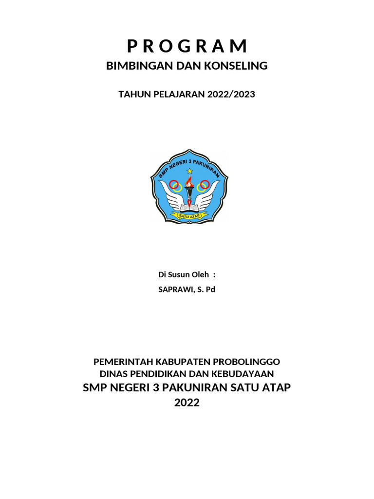 Program BK Kelas 8 SMPN 3 Pakuniran Satu Atap | PDF | Karier & Perkembangan