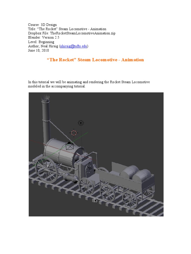 Rocket Animation | PDF | Rendering (Computer Graphics) | Blender (Software)