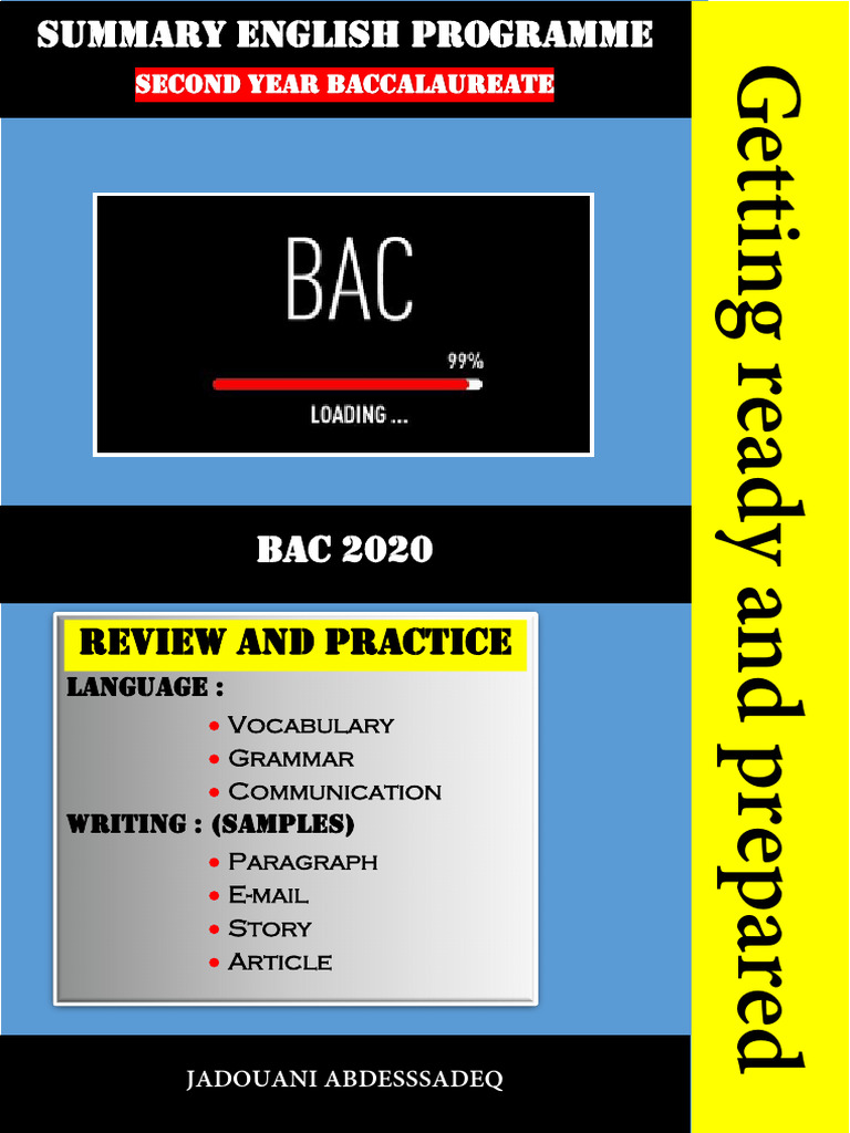 Summary Review Bac 2020 Practice Lessons Bac Exams Pdf