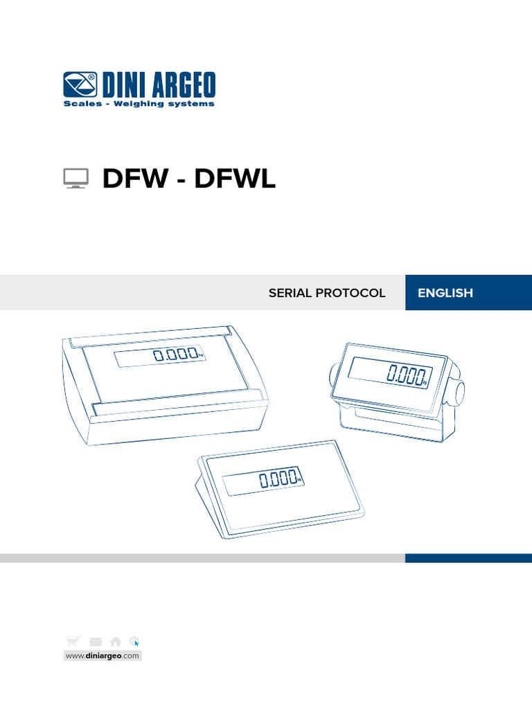 Tech Man Eng DFW Serial-Protocol 21.03 | PDF | Ascii | Weight