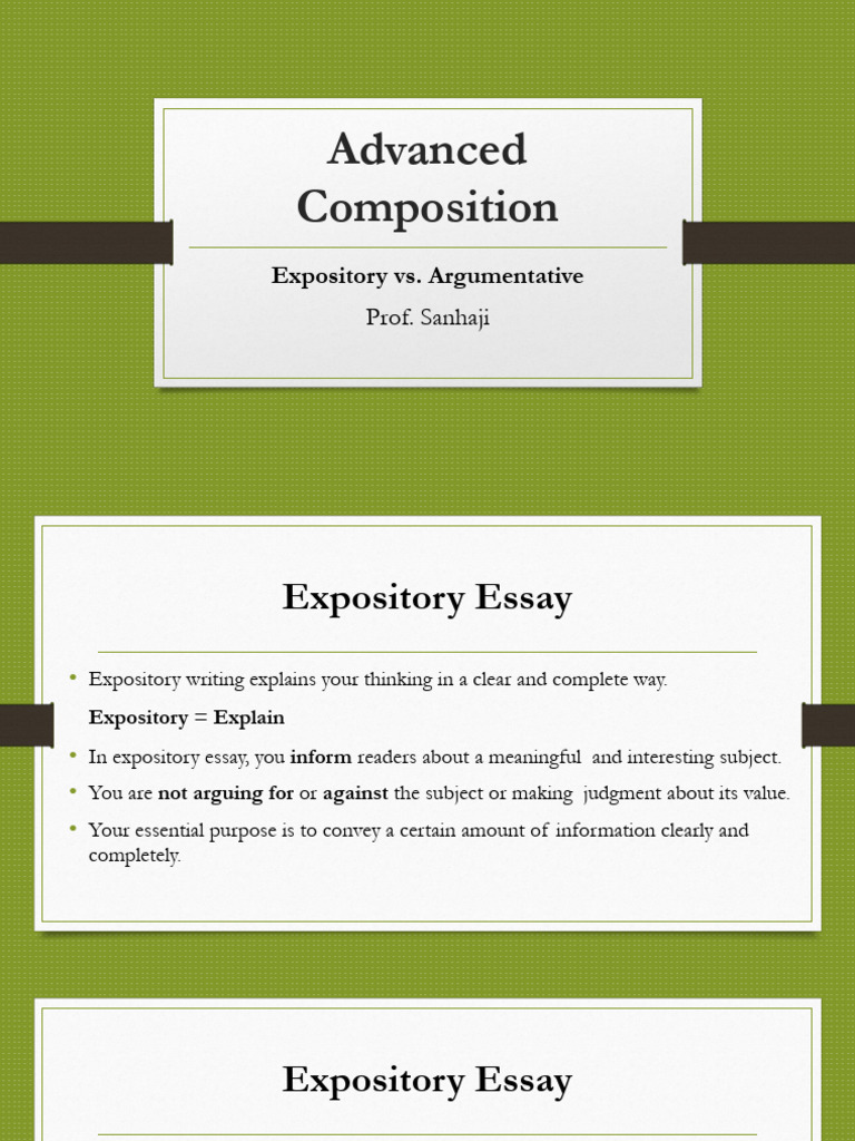 From Expository To Argumentative | PDF | Essays | Argument