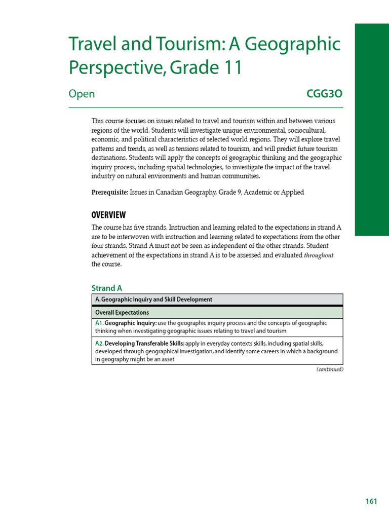 The Ontario Curriculum, Grades 11 and 12 - Canadian and World Studies ...