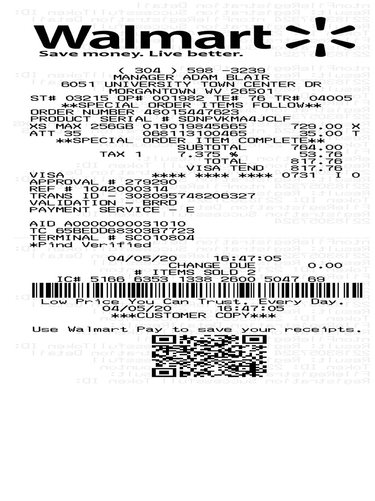 WALMART 2018 New | PDF | Payments | Taxes