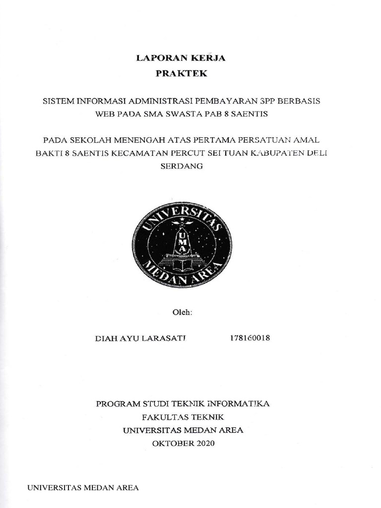 LKKL - Diah Ayu Larasati - Sistem Informasi Administrasi Pembayaran SPP ...