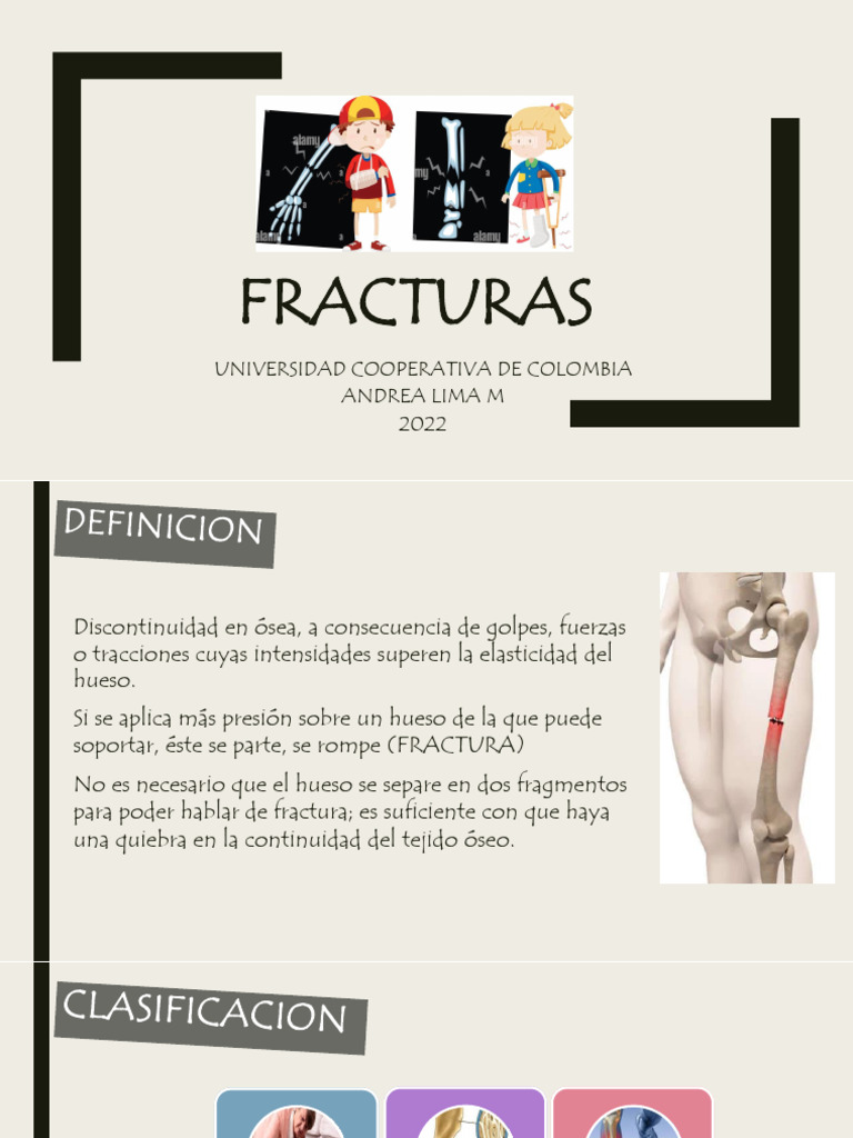 FRACTURAS | PDF | Hueso | Lesión