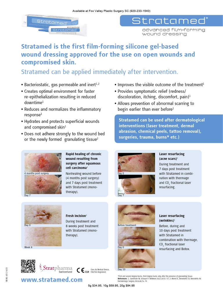 Stratamed For Patients | PDF | Scar | Wound