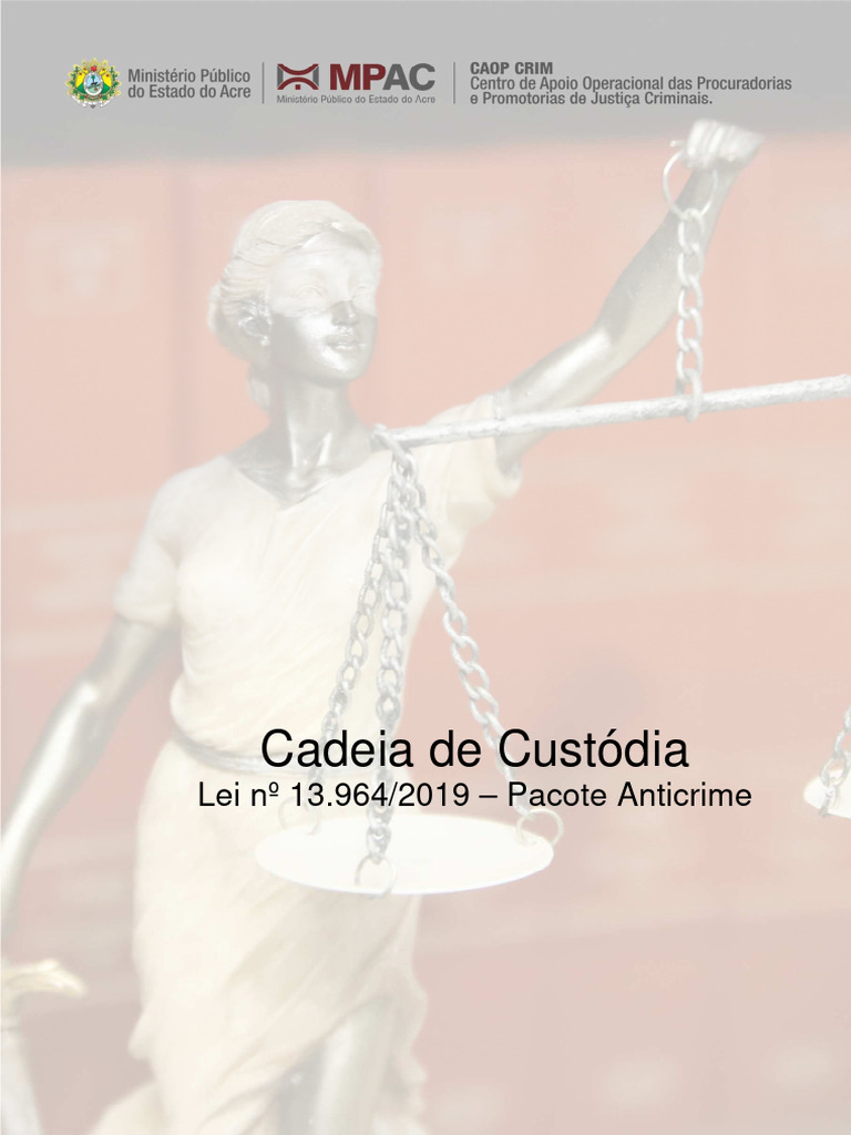 Estudo Dirigido Cadeia De Custódia Download Grátis Pdf Testemunha