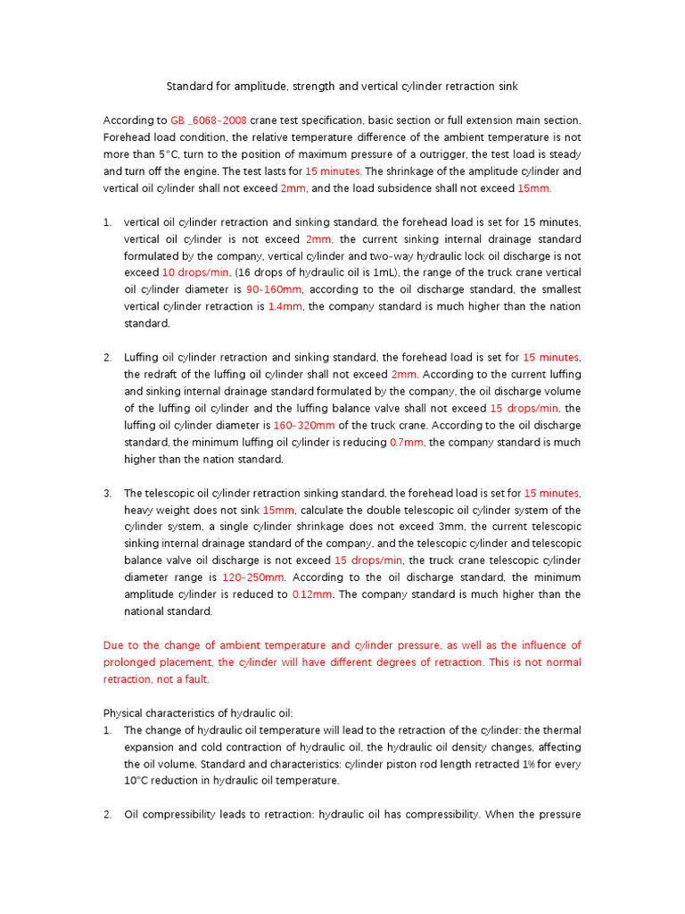Standard For Amplitude, Stretch and Vertical Cylinder Retraction Sink ...