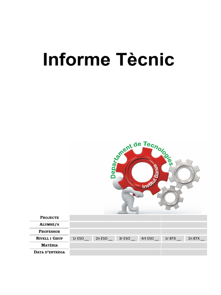 Informe Tècnic | PDF