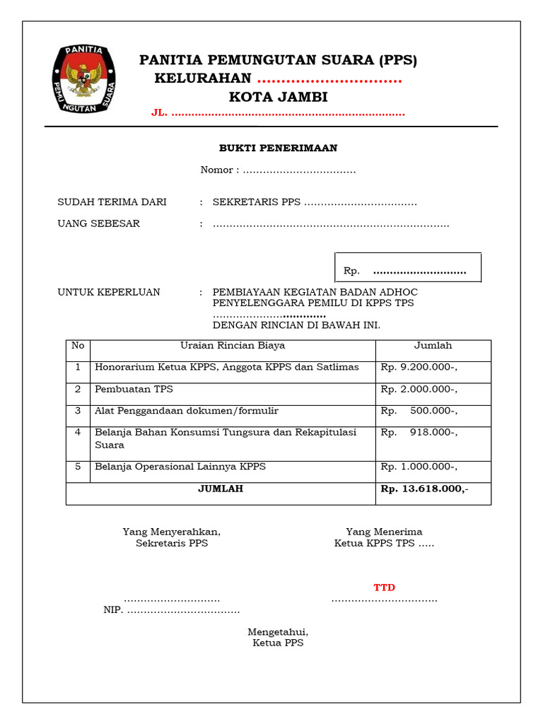 Format SPJ, Pps Dan Kpps | PDF