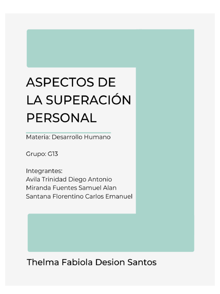 Aspectos Del Ser Humano | Descargar gratis PDF | Pensamiento | Humano