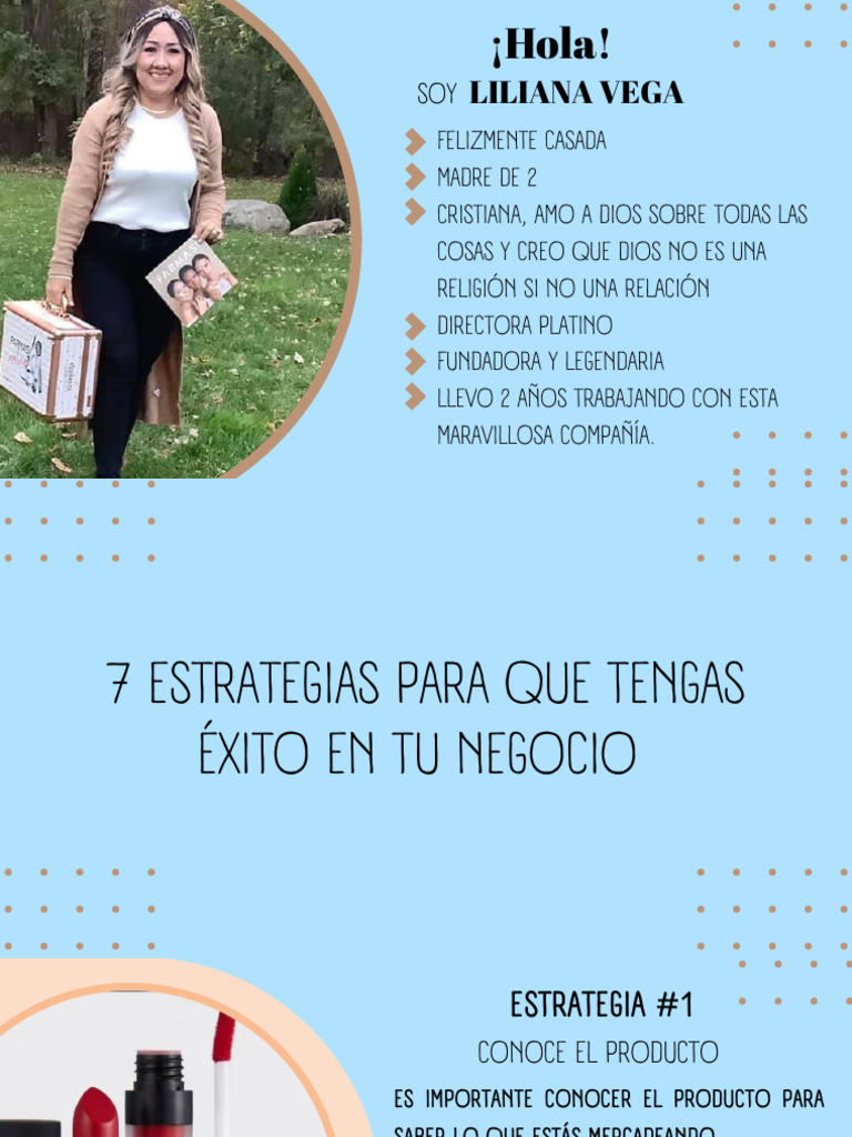 7 Estrategias para Lograr El Éxito en Tu Negocio de Farmasi | PDF