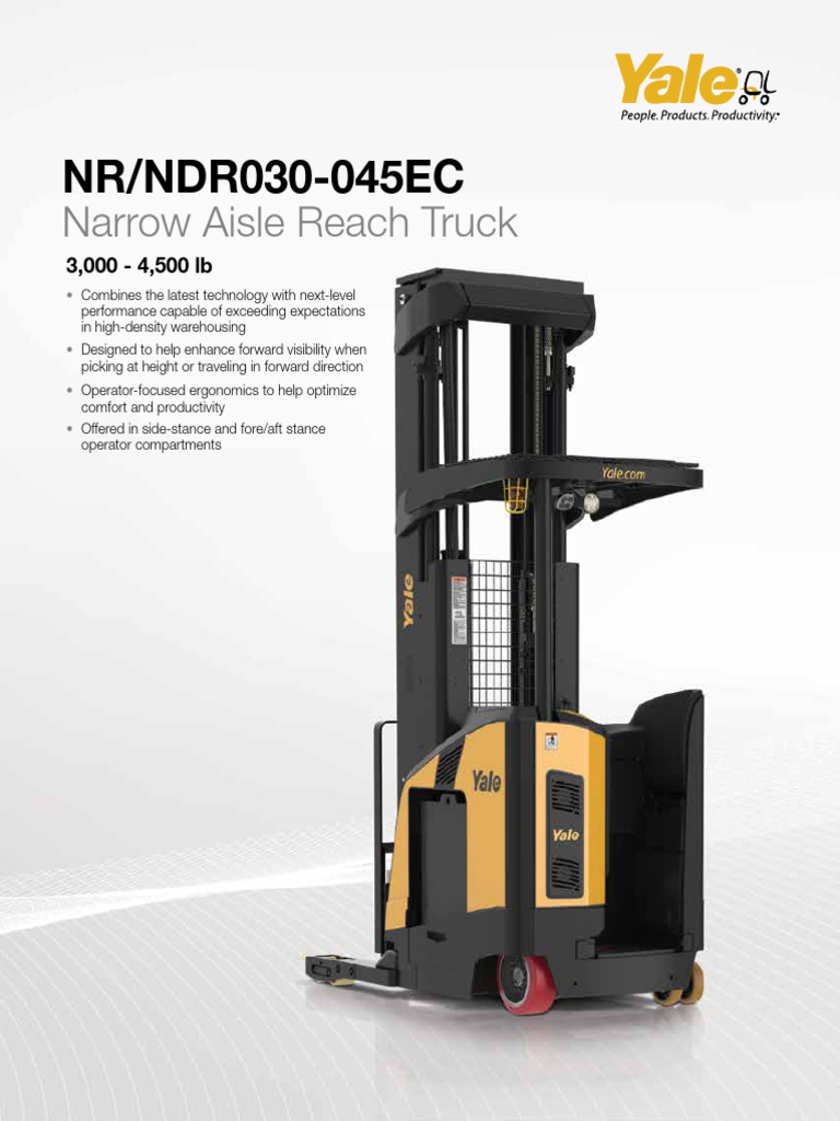 NR - ndr030 045ec Spec View | PDF | Forklift | Elevator