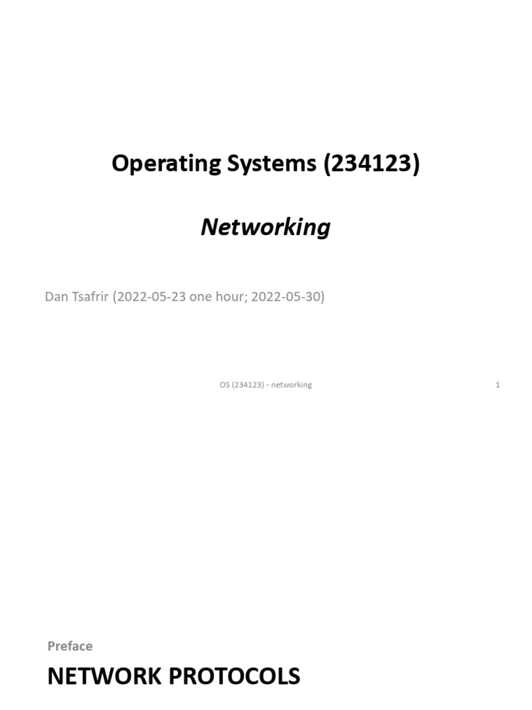 Os n08 Network | PDF | Ip Address | Port (Computer Networking)