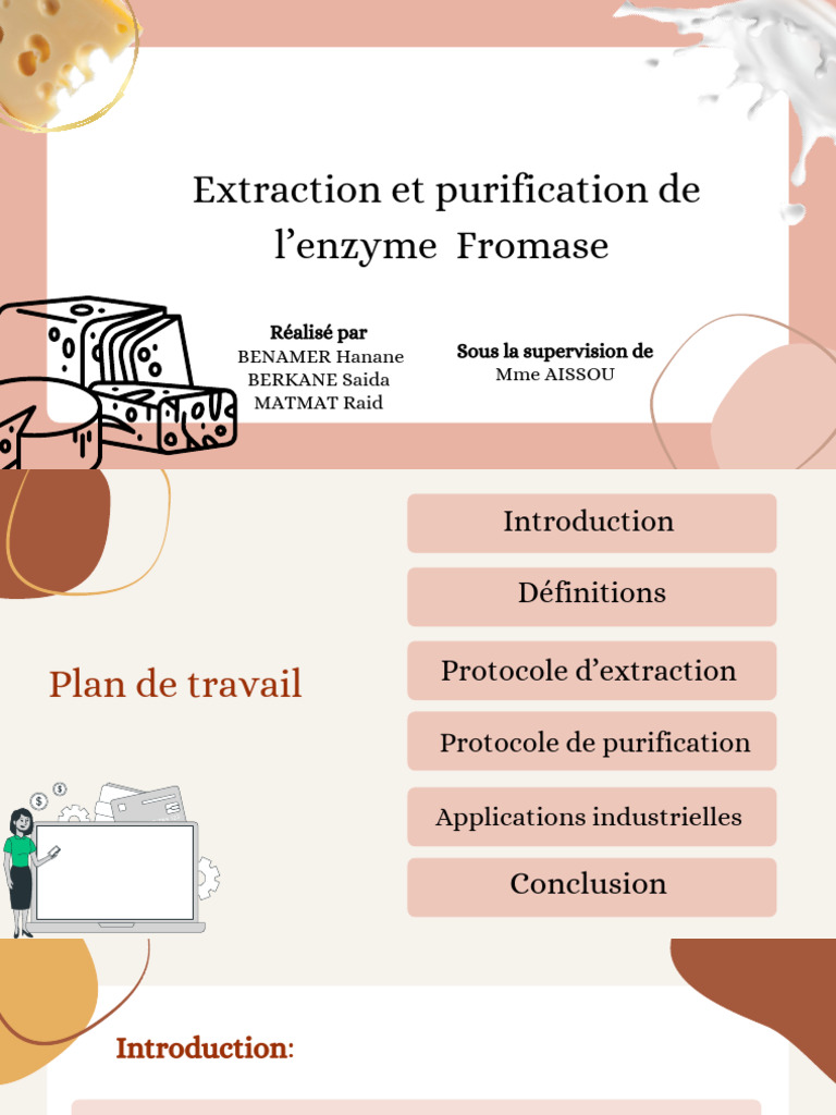 Présentation Fromase | PDF | Fromage | Enzyme