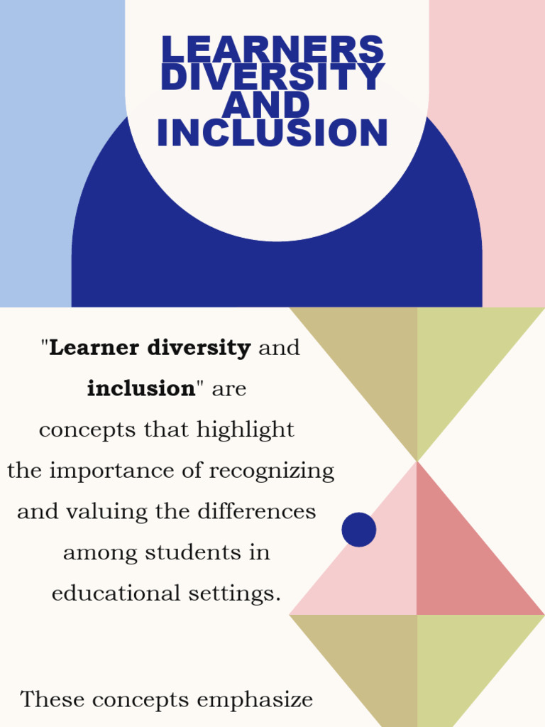 Embracing Learner Diversity and Inclusion | PDF | Inclusion (Education) | Learning