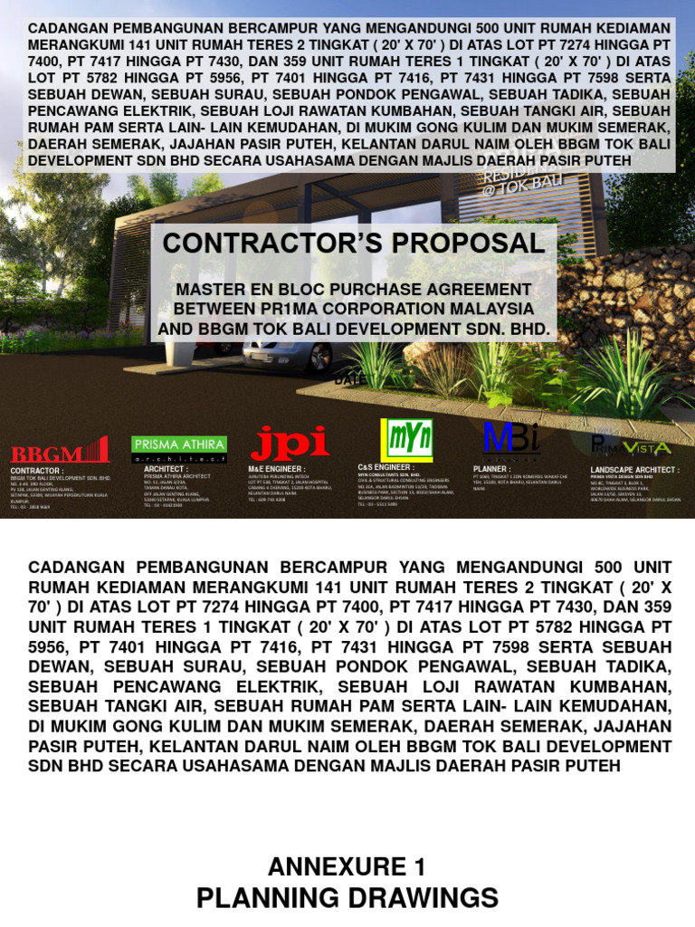 0 - Fourth Draft Contractors Proposal | PDF