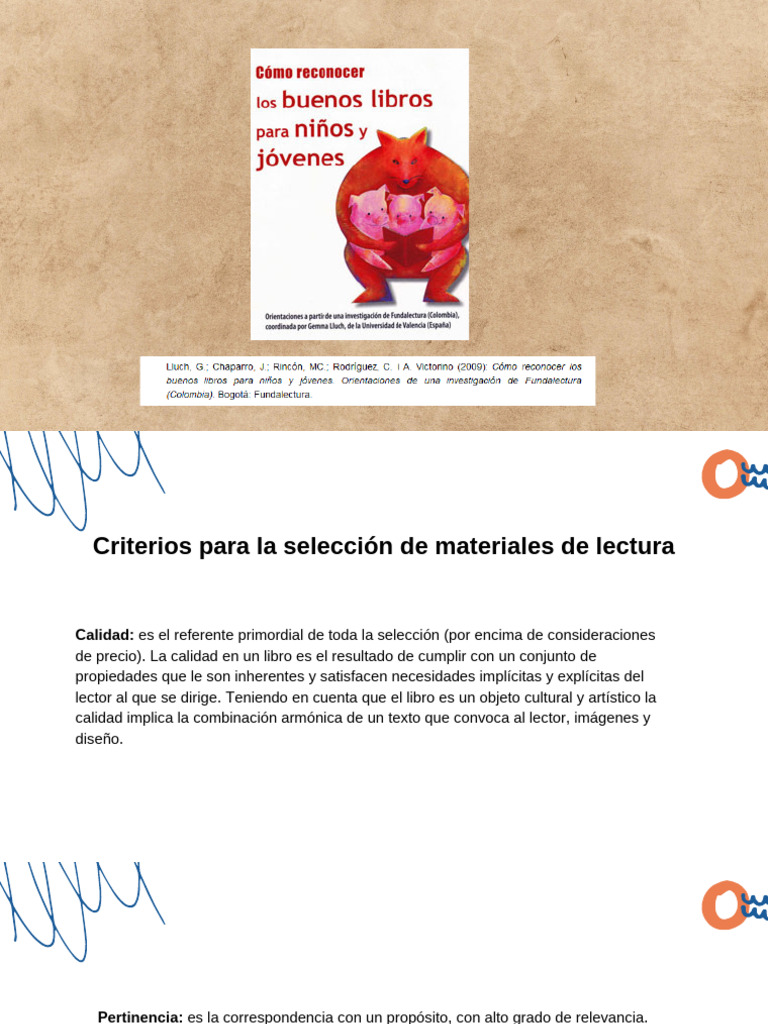 ¿Cómo Reconocer Los Buenos Libros para Niños y Jóvenes | PDF ...