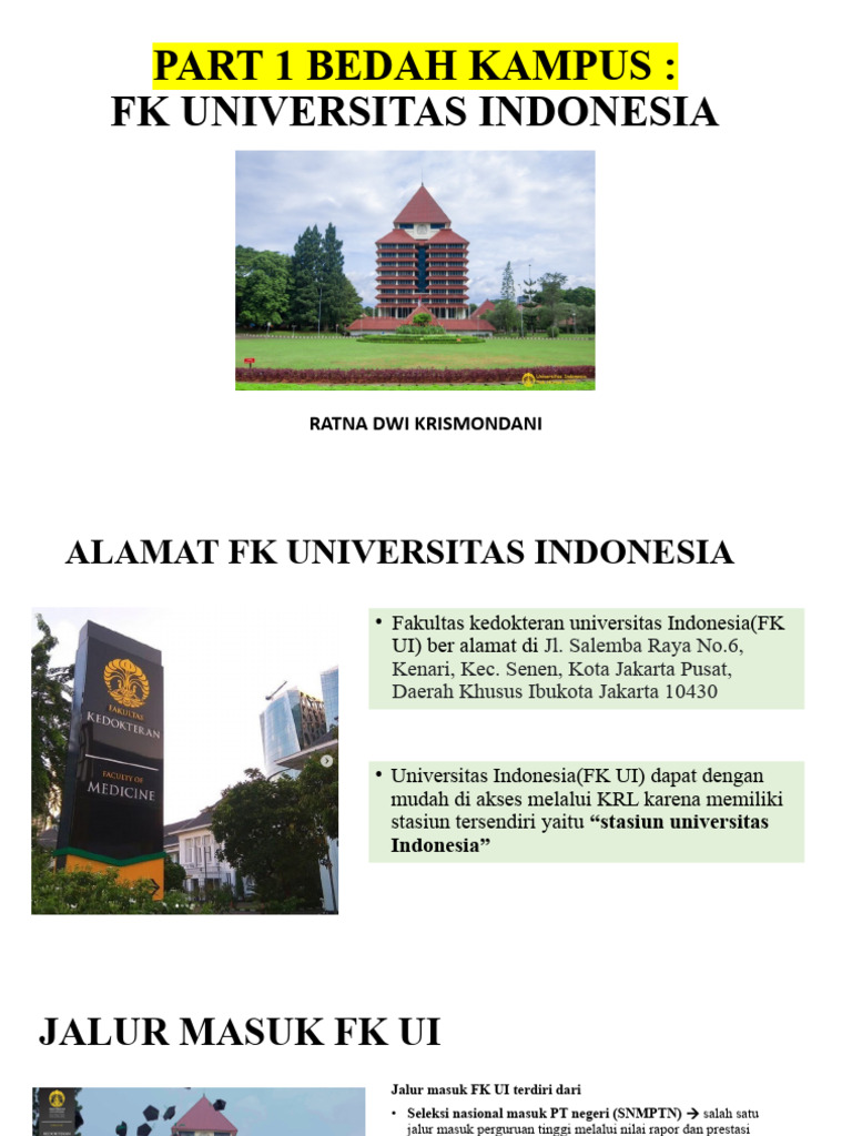 292 - Ratna - Serba Serbi FK UI Part 1 | PDF