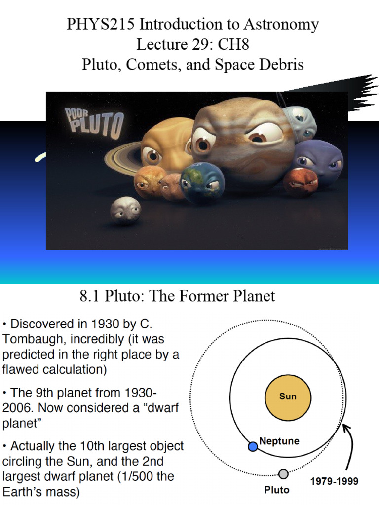 Chapter 08 01 | PDF | Pluto | Comet